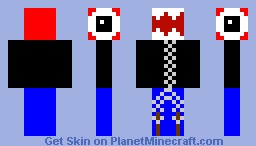 high secured red chomp Minecraft Skin