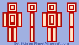 Red Circles Minecraft Skin