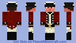 Lieutenant Commander Redcoat Minecraft Skin