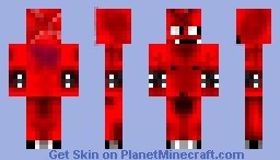 RED DEVIL MAN 2012 Minecraft Skin