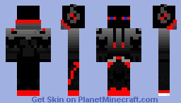 red enderman Minecraft Skin