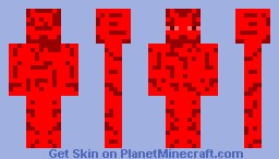 red enderman Minecraft Skin