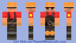 Red Engineer [TF2 Skin Pack] Minecraft Skin
