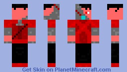 red eye Minecraft Skin