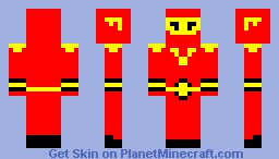 Red power ranger take Minecraft Skin
