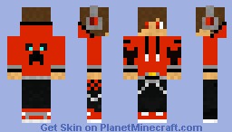 red gay Minecraft Skin