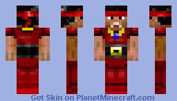 Red Person Minecraft Skin