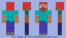 Red Haired Steve Minecraft Skin