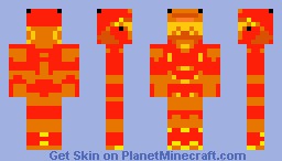 Red/Orange Halo Spartan Minecraft Skin