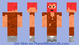 Red-Head Dwarf Minecraft Skin