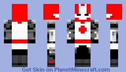 Redjk's new skin. lol. castle crashers Minecraft Skin