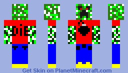 redneck creeper Minecraft Skin