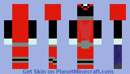 red power ranger Minecraft Skin