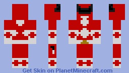 Red Ranger Minecraft Skin
