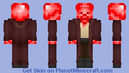 Red Adventurer Minecraft Skin
