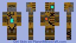 Steampunk Bot Minecraft Skin