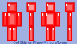 Red Slime Minecraft Skin