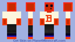 Red Sox Slime Minecraft Skin