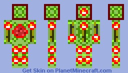 Redstone man?! Minecraft Skin