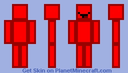 Derpy Red Stone Guy Minecraft Skin