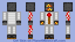 steve terminator on rage Minecraft Skin