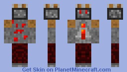 My 100% Redstone man Minecraft Skin
