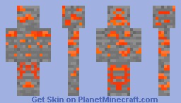 red-stone skin Minecraft Skin