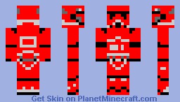 Red StormTrooper Minecraft Skin