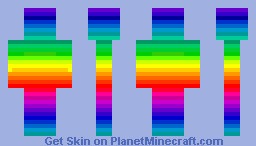 Rainbow Minecraft Skin
