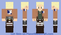 Attack on Titan-Reiner Minecraft Skin