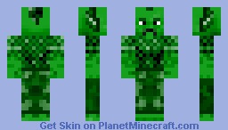Reptile Warrior Minecraft Skin