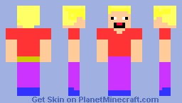 Retarded man Minecraft Skin