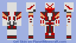 Retarded White Ninja Minecraft Skin