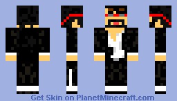 Captain Sparkles *Moving Eyes* Minecraft Skin