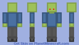 Reventure Zombie Minecraft Skin