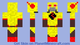 Reverse Flash Minecraft Skin