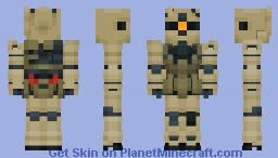 MS-05L Zaku I Sniper Type Minecraft Skin