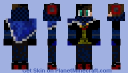 Blue jacket Minecraft Skin