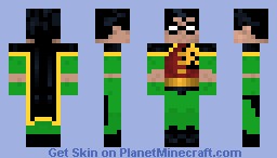 robin teen titans Minecraft Skin