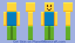 Roblox noob Minecraft Skin