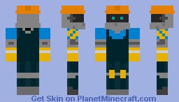 mine vs machine (tf2 mvm skin) robot engineer Minecraft Skin