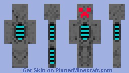 robot creeper Minecraft Skin