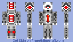 evil Robot skin Minecraft Skin