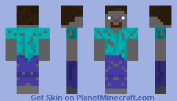 Robot Steve Minecraft Skin