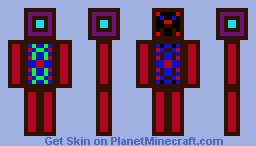 The Robot/creeper Minecraft Skin