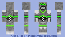 Robot green power Minecraft Skin