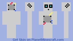 broken robot Minecraft Skin