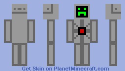 Futuristic Robot Humanoid Minecraft Skin