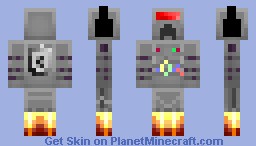 Robot Creeper Minecraft Skin