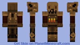 Robotic Fox Minecraft Skin